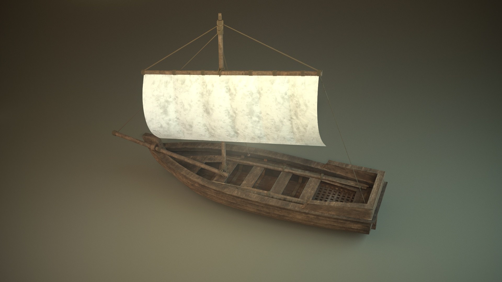 3D Old Boat Model - TurboSquid 2004124