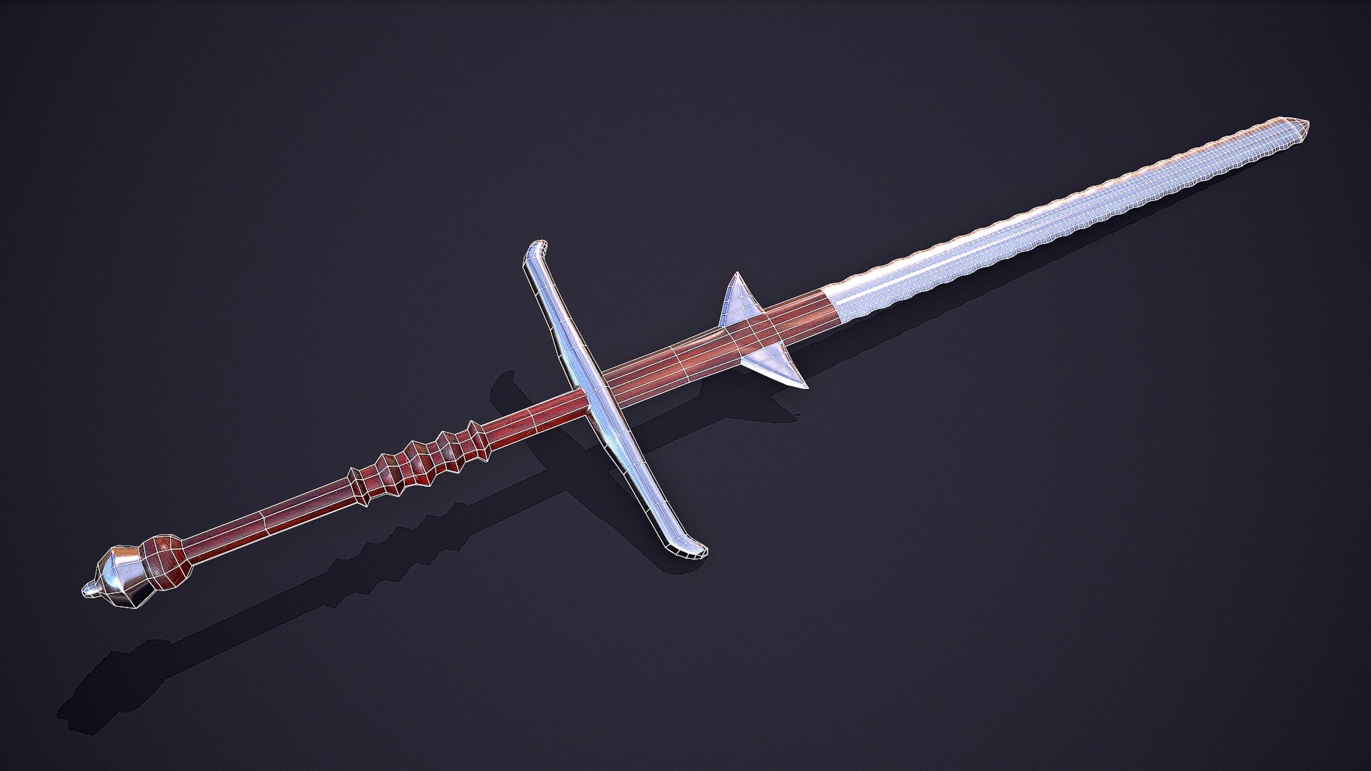 3D Zweihander Flamberge V3 Model - TurboSquid 1976698