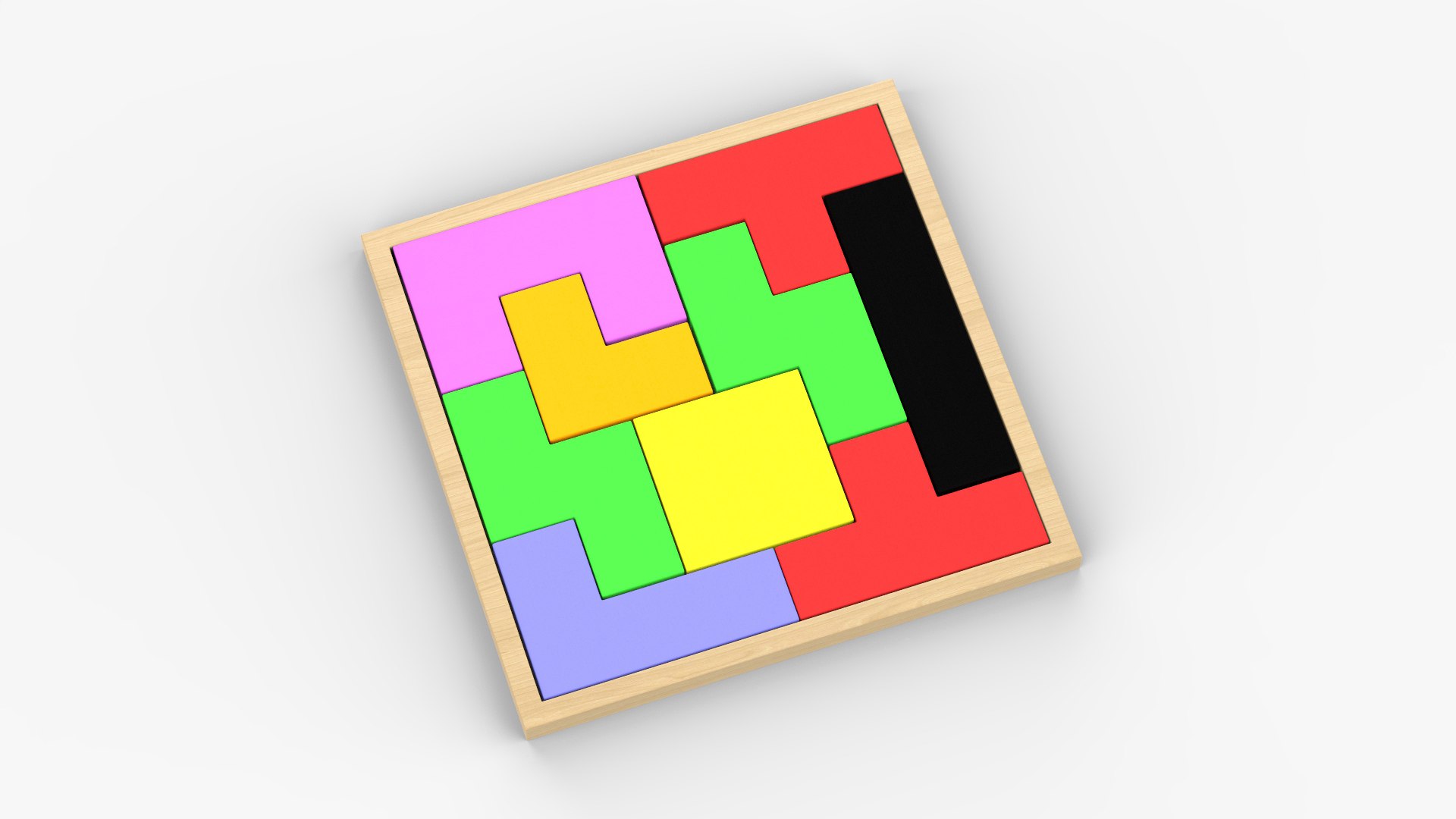 3D Tetris Wood Game - TurboSquid 1988895