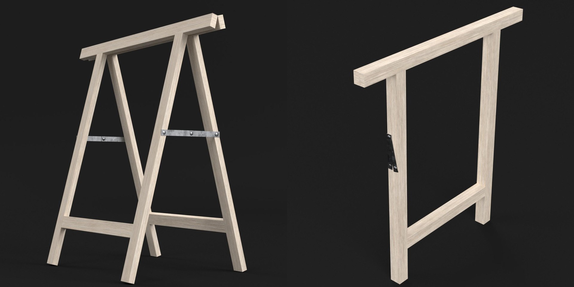 3D Trestle Support 1 Model - TurboSquid 1998875