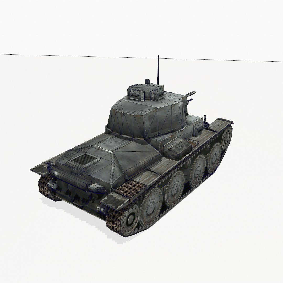 3d Model Stridsvagn 41 Strv Tank