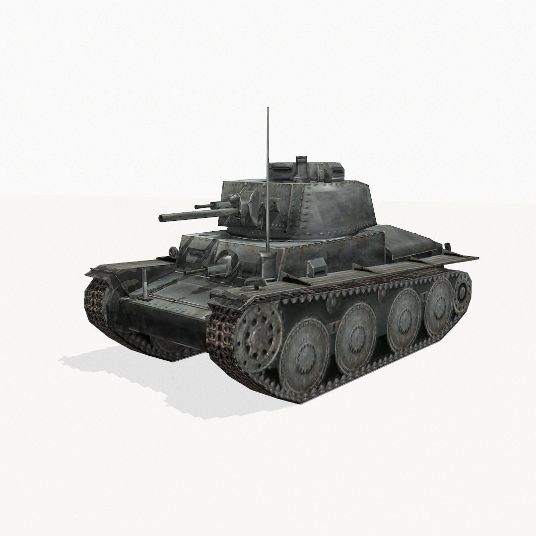 3d Model Stridsvagn 41 Strv Tank