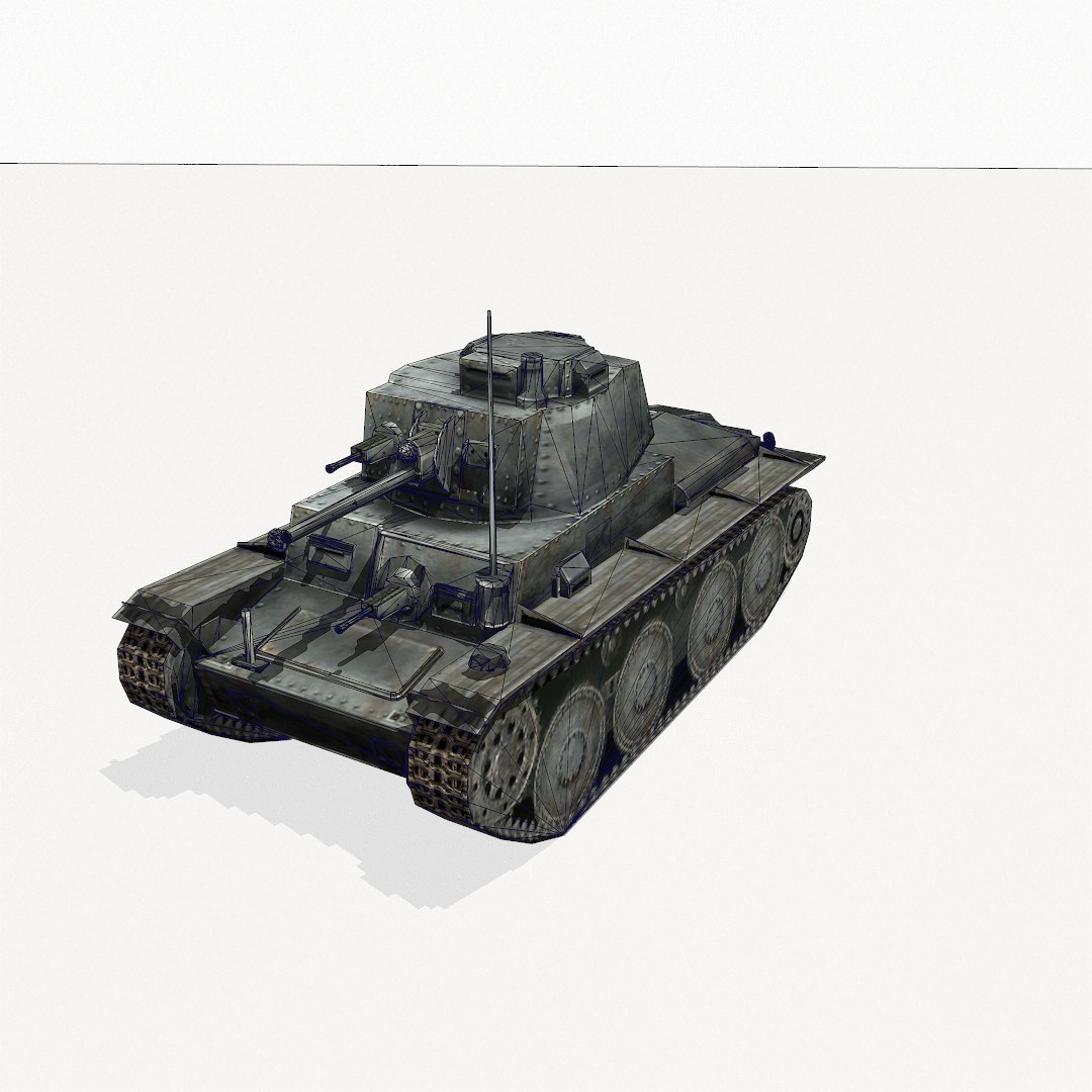 3d Model Stridsvagn 41 Strv Tank