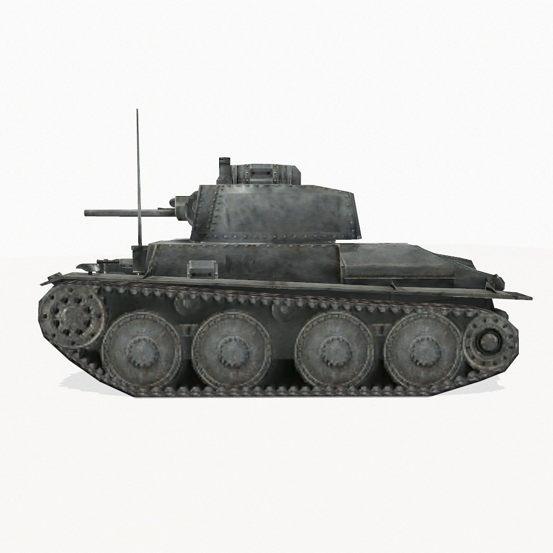 3d Model Stridsvagn 41 Strv Tank