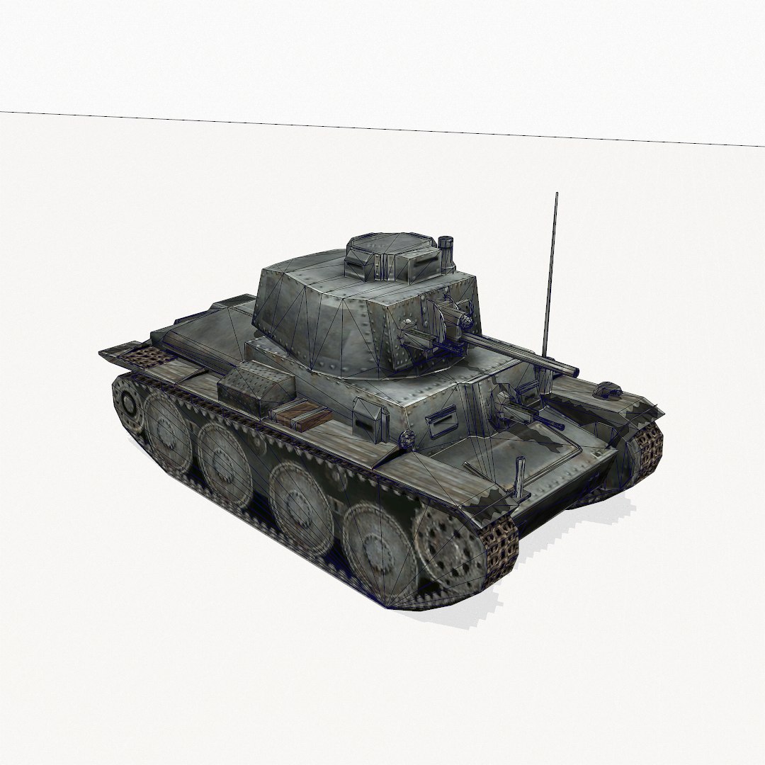 3d Model Stridsvagn 41 Strv Tank