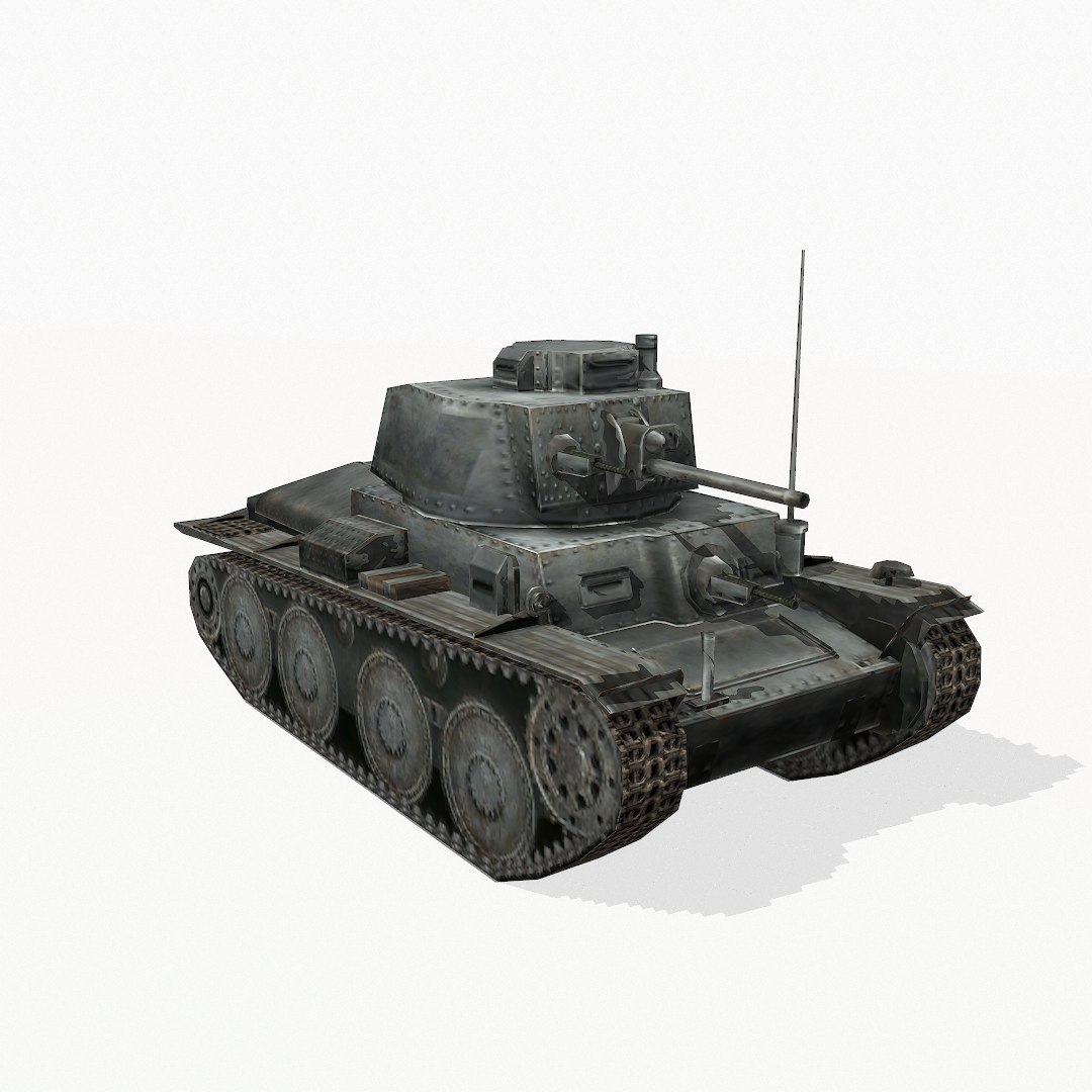 3d Model Stridsvagn 41 Strv Tank