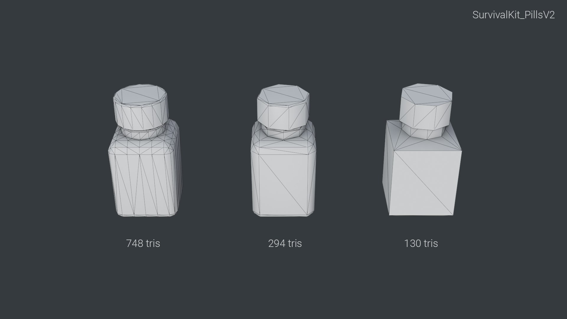 Pills Oxyprofen 3D - TurboSquid 1727129