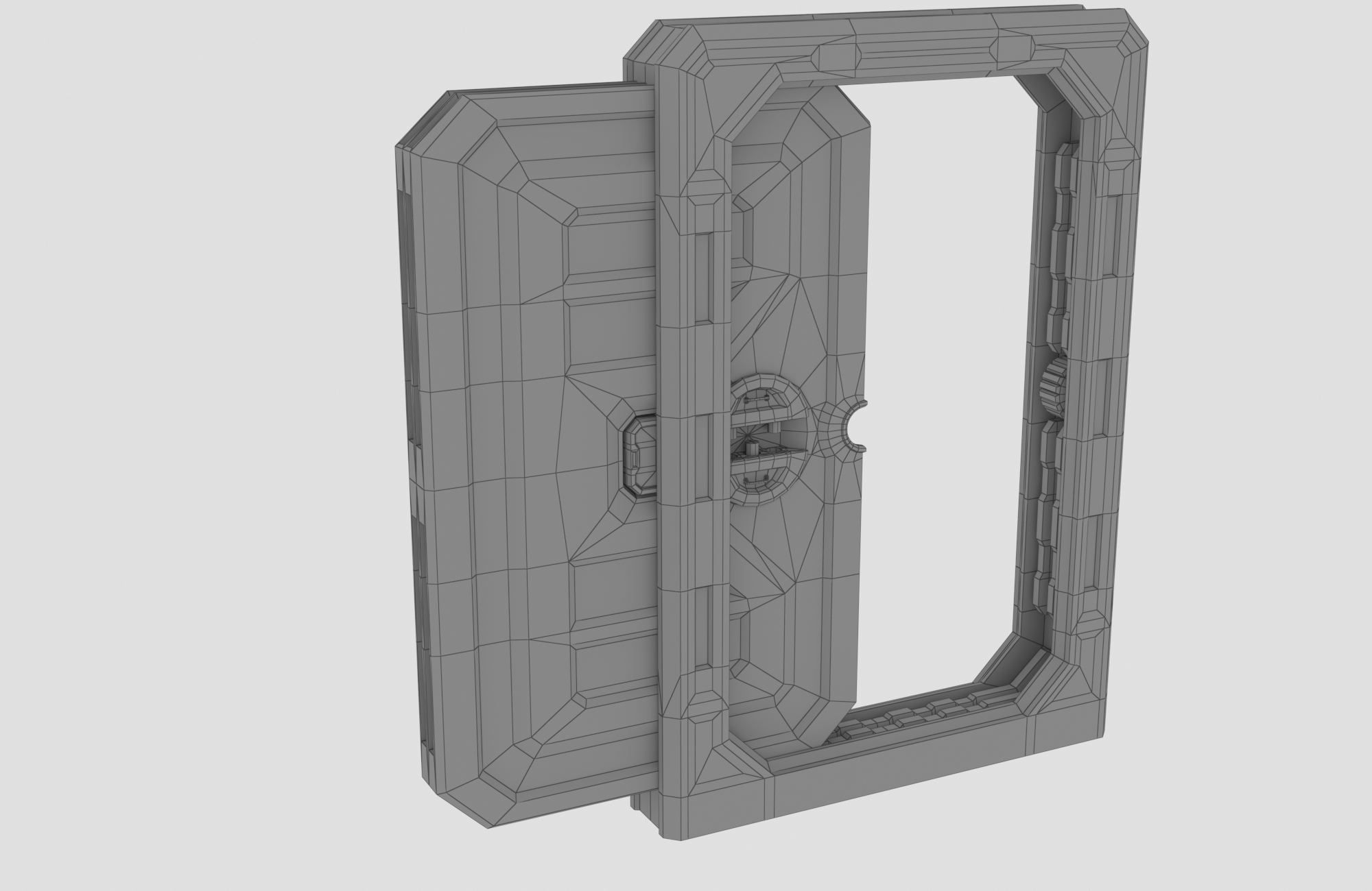 3D Sci-Fi Sliding Door - TurboSquid 1741323