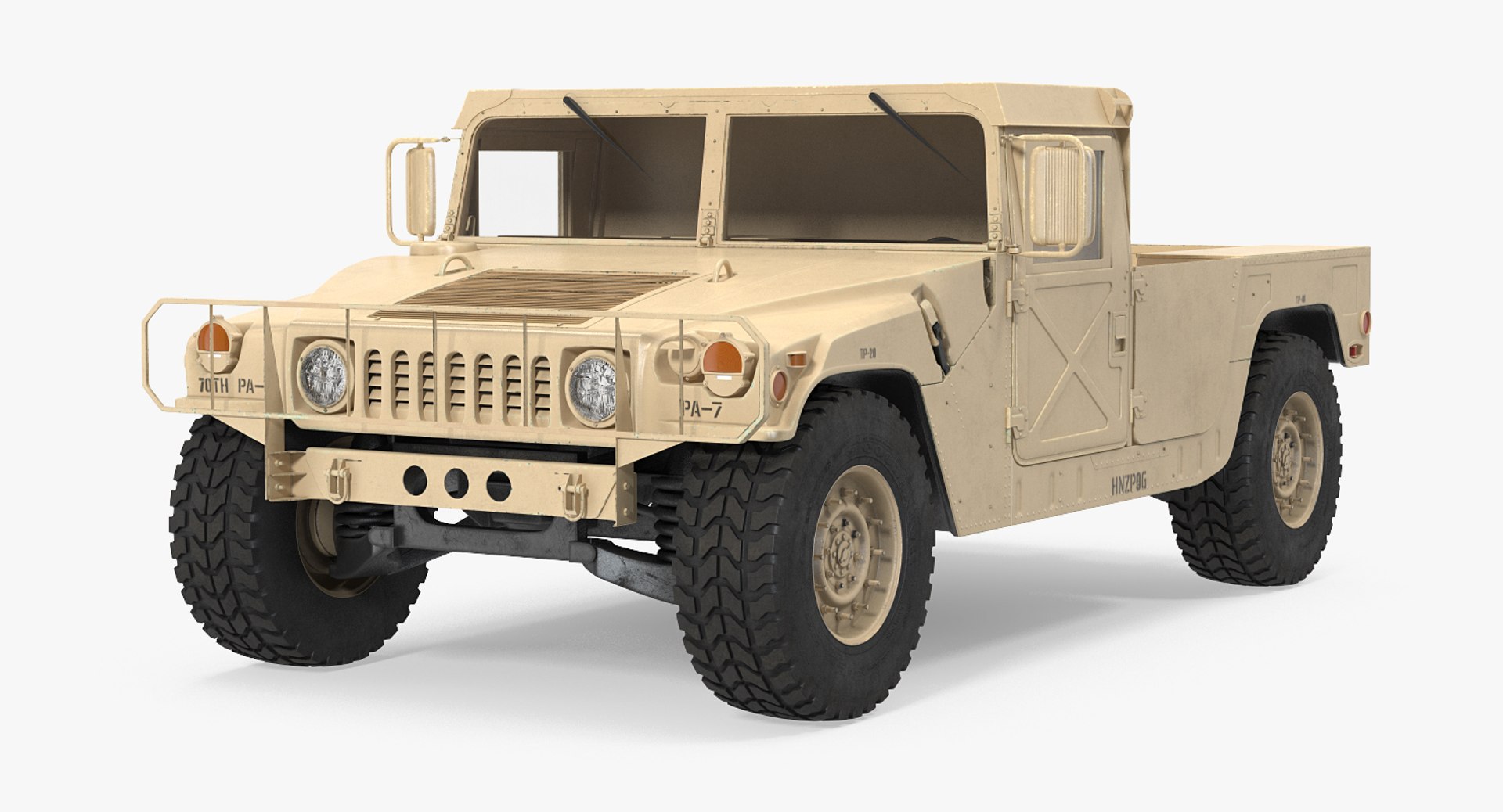 Hmmwv M998 Simple Interior 3d Model