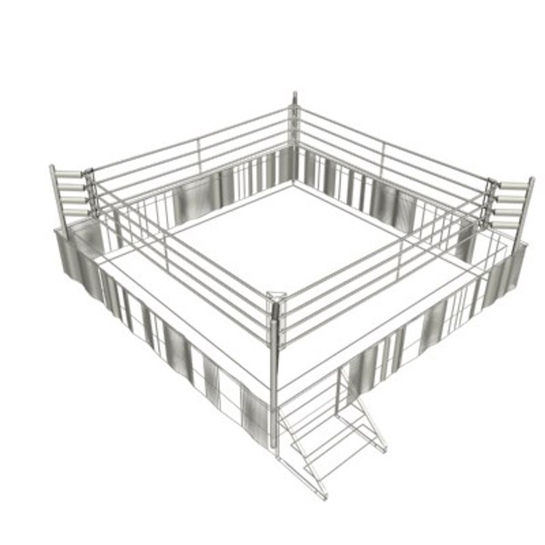 3d Model Boxing Ring