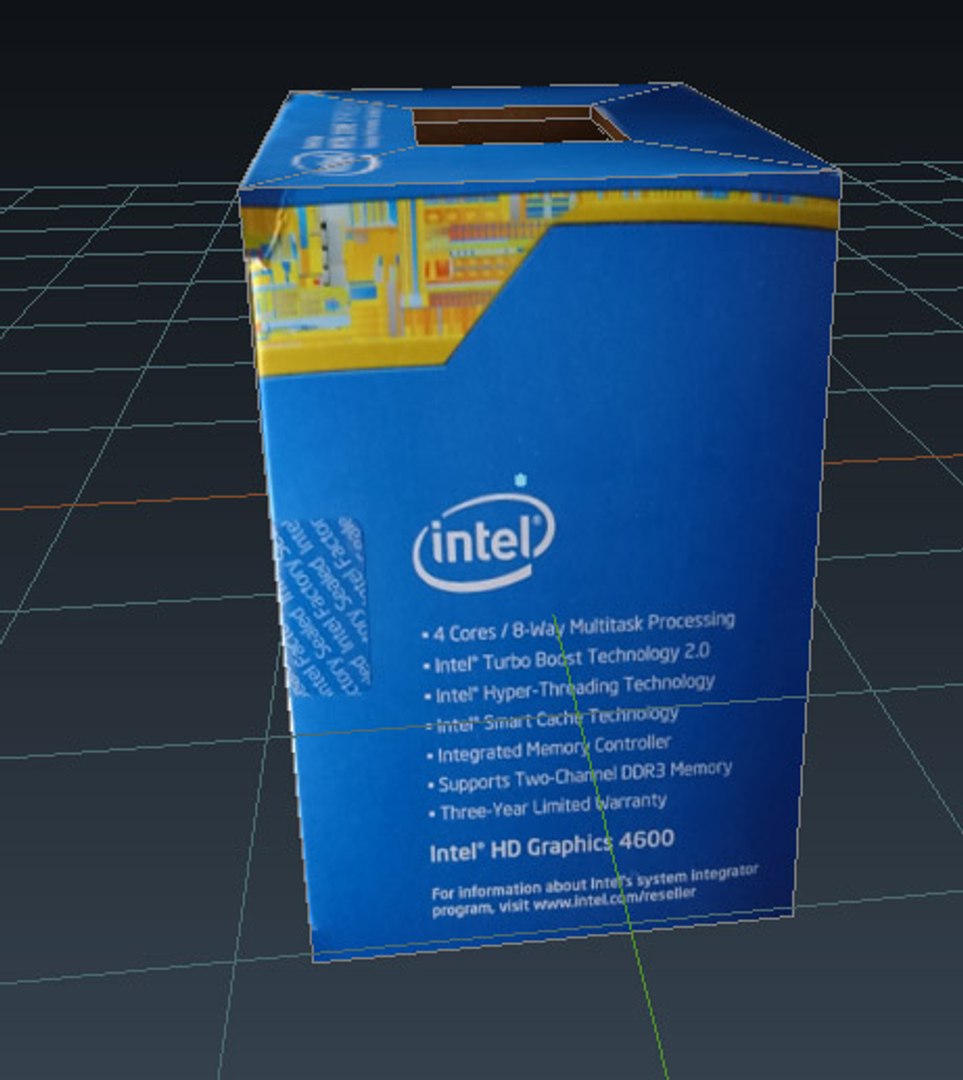 Free Fbx Model Intel I7 Box