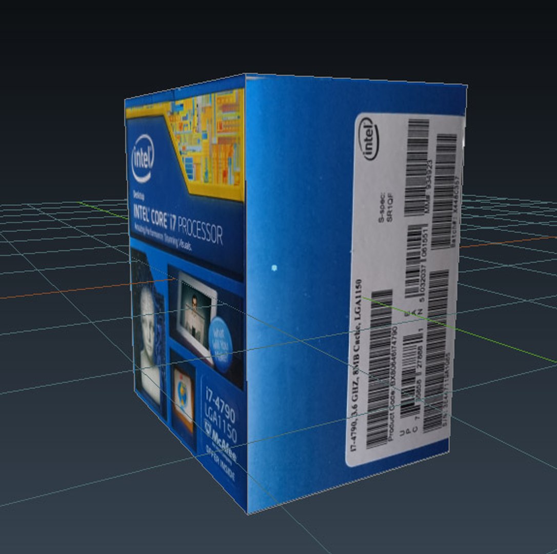 Free Fbx Model Intel I7 Box