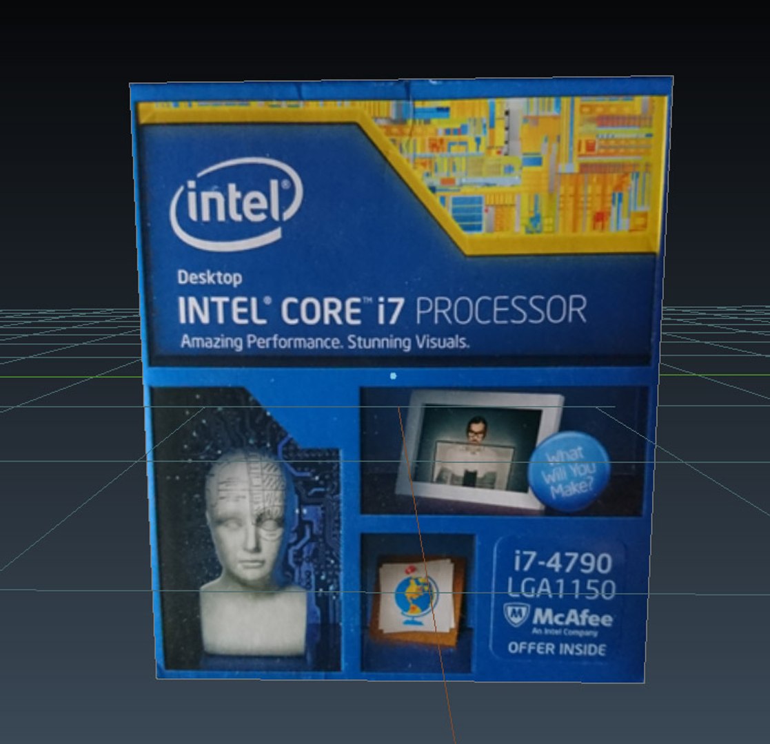 Free Fbx Model Intel I7 Box