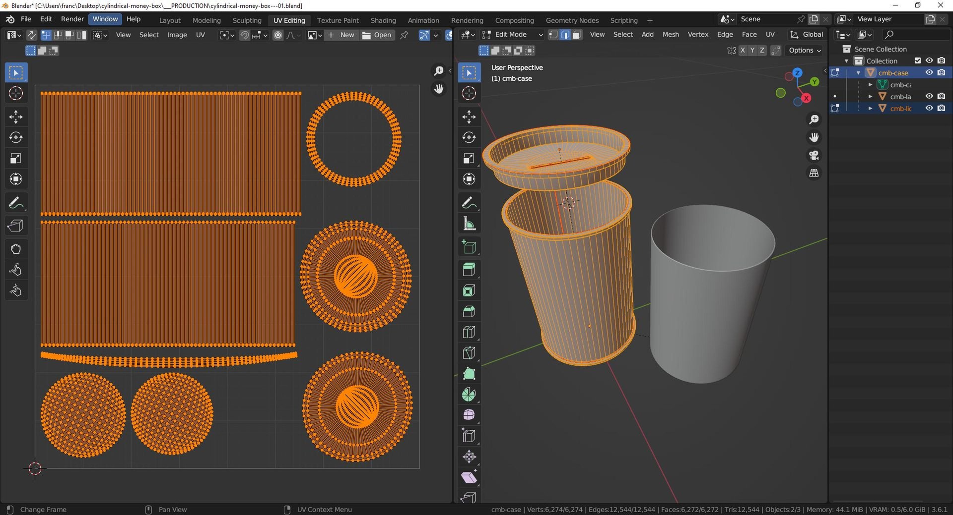 Cylindrical Money Box 3D Model - TurboSquid 2124034