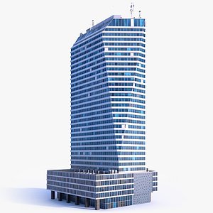 Skyscraper Building 03 3D Model - TurboSquid 1518862