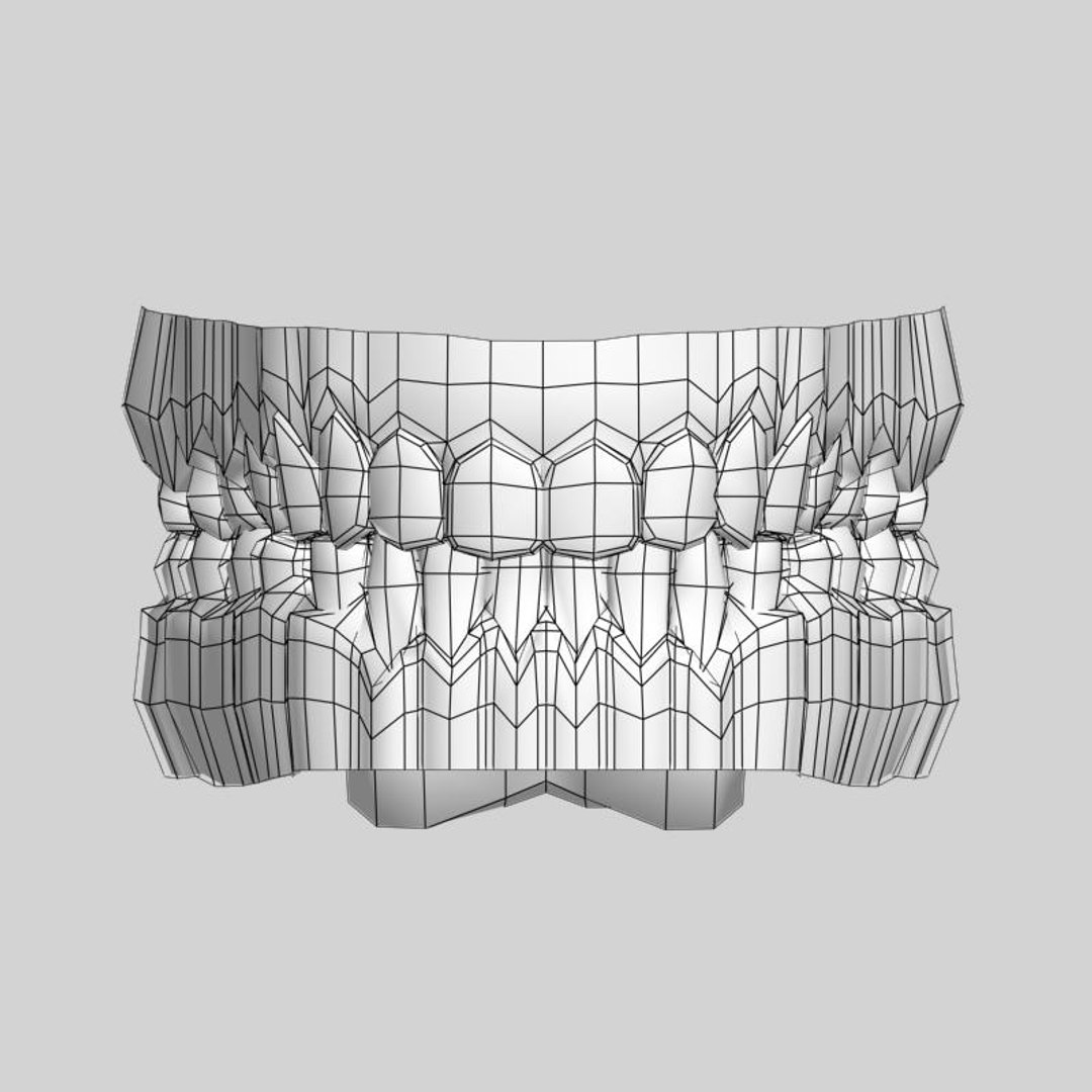 Mouth Teeth 3d Model