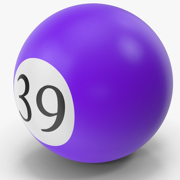 modelo 3d Bola de bingo 39 - TurboSquid 2415467