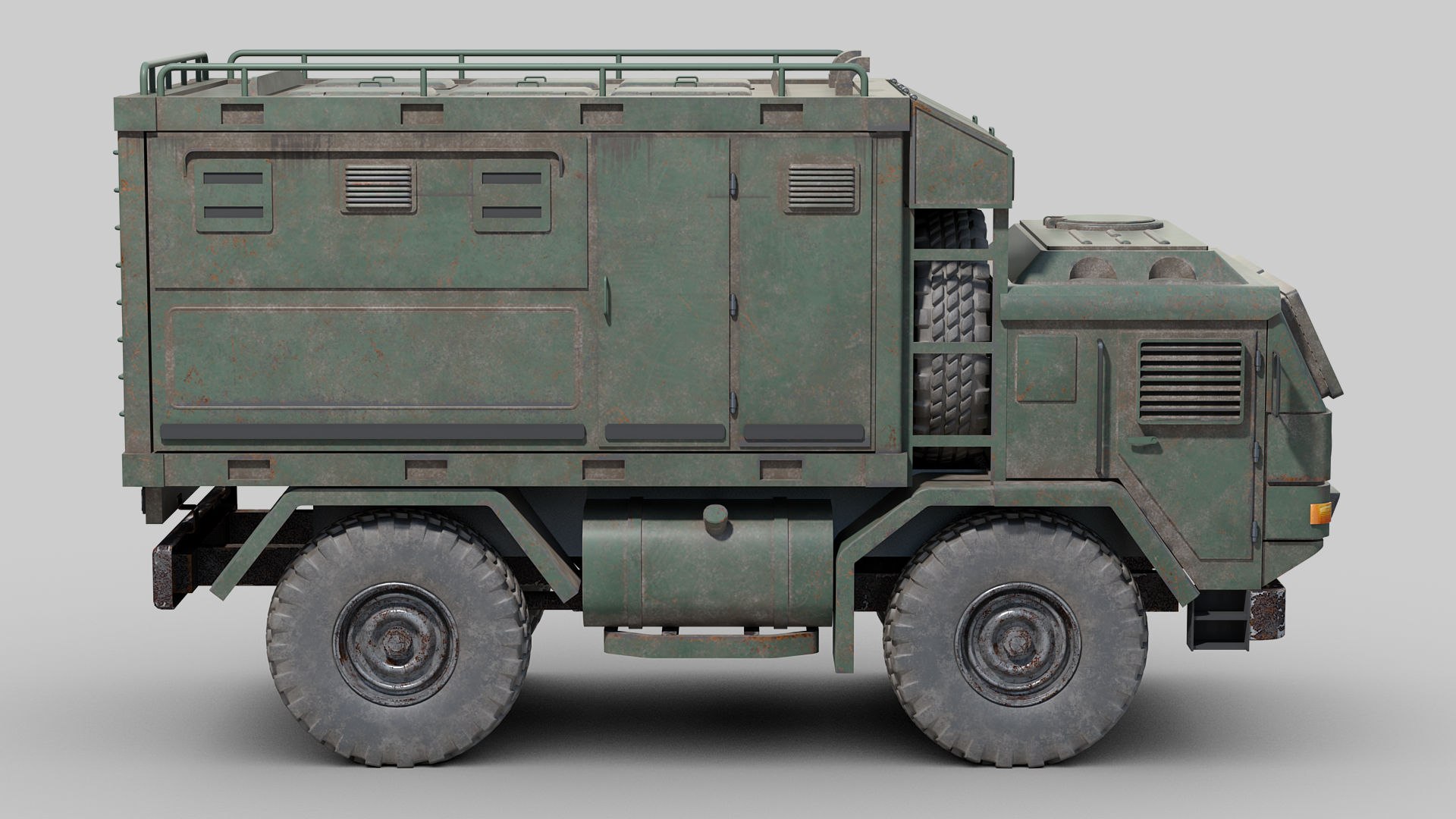 Goliath Military Truck Concept 3D Model - TurboSquid 2268537