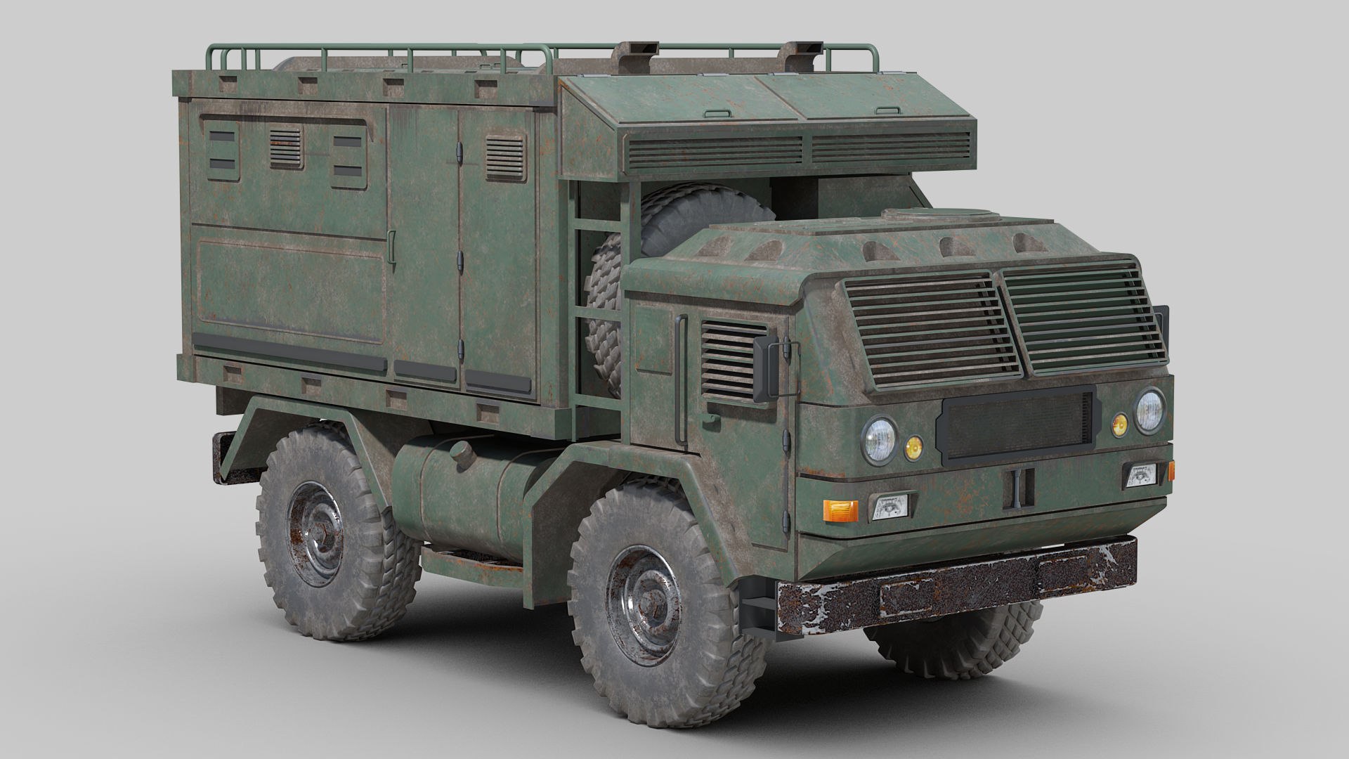 Goliath Military Truck Concept 3D Model - TurboSquid 2268537