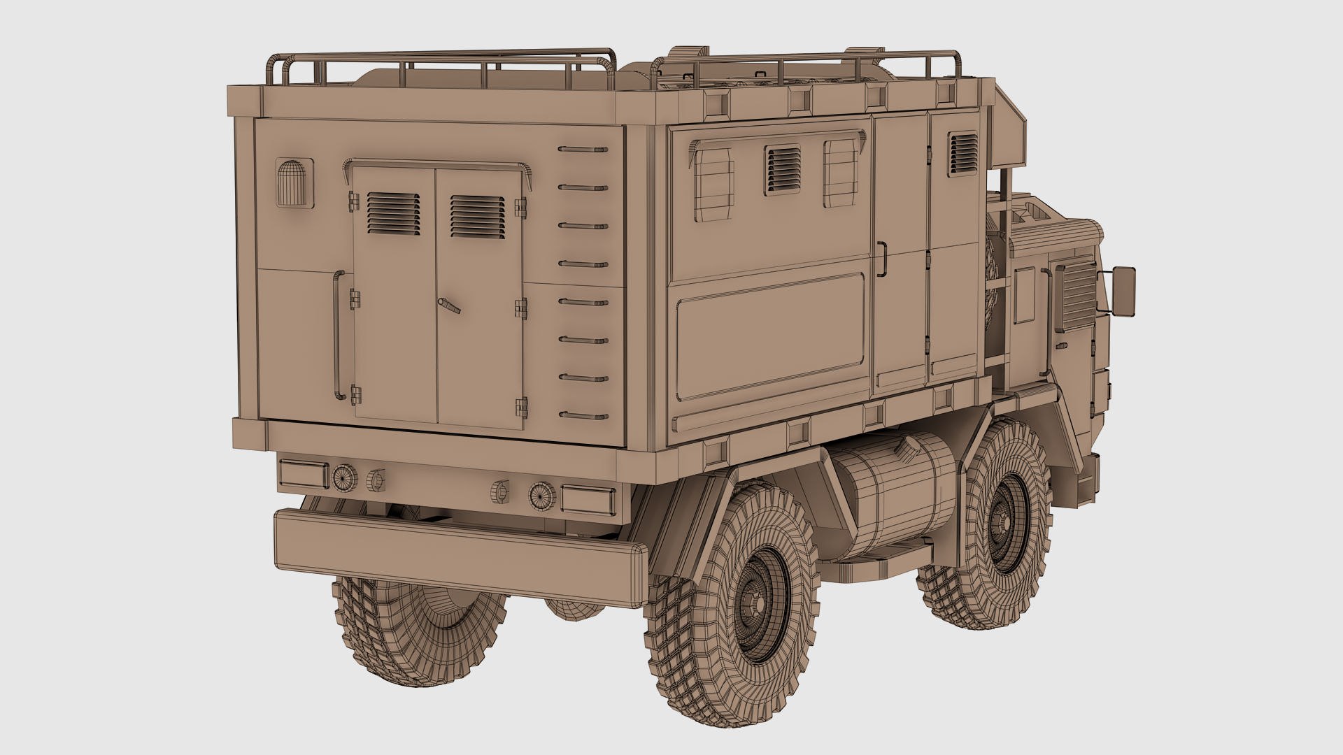 Goliath Military Truck Concept 3D Model - TurboSquid 2268537