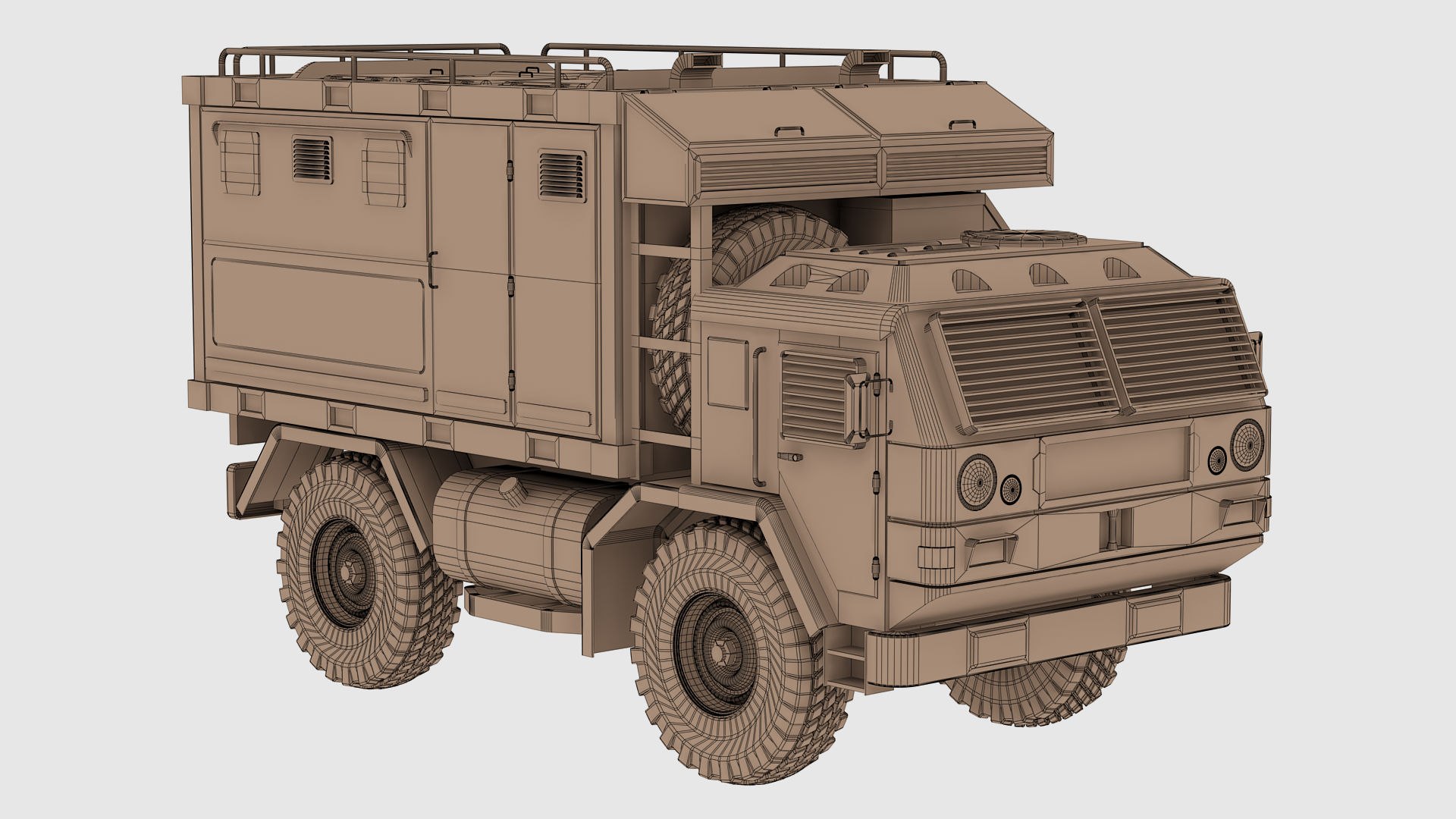 Goliath Military Truck Concept 3D Model - TurboSquid 2268537