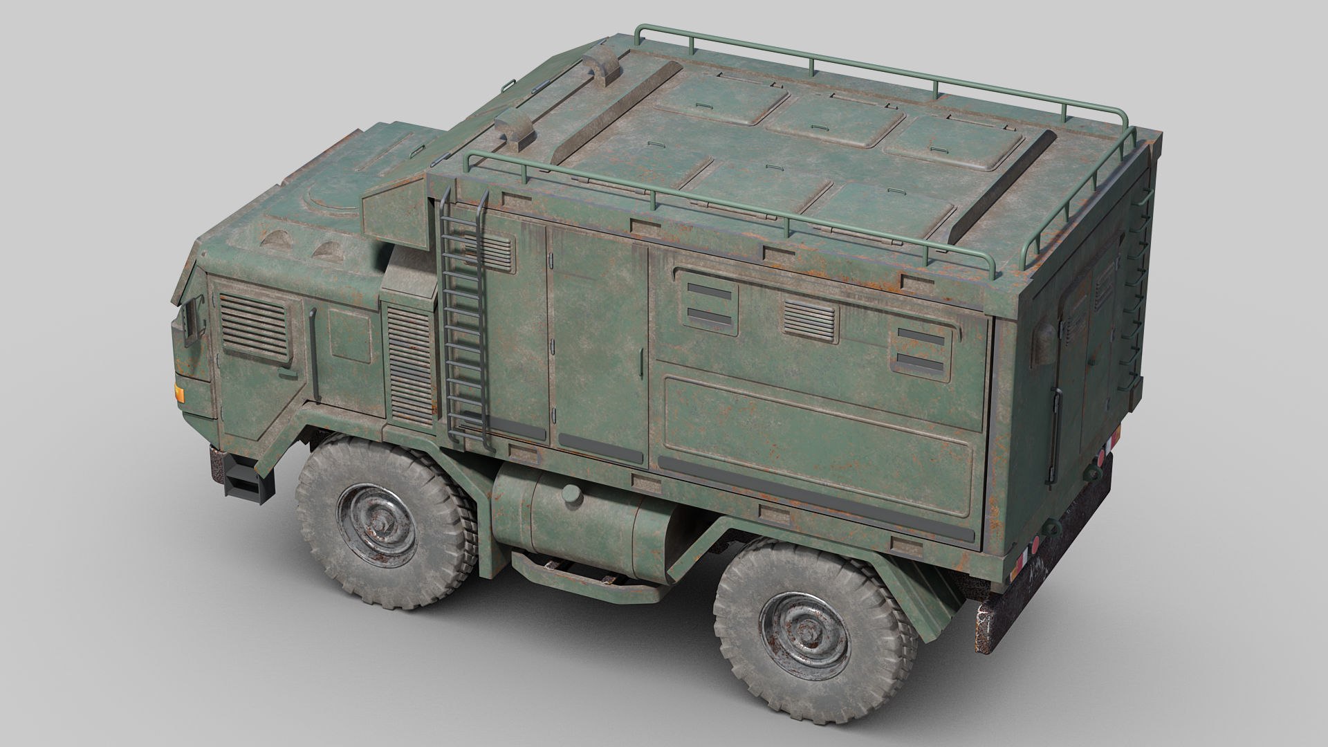 Goliath Military Truck Concept 3D Model - TurboSquid 2268537