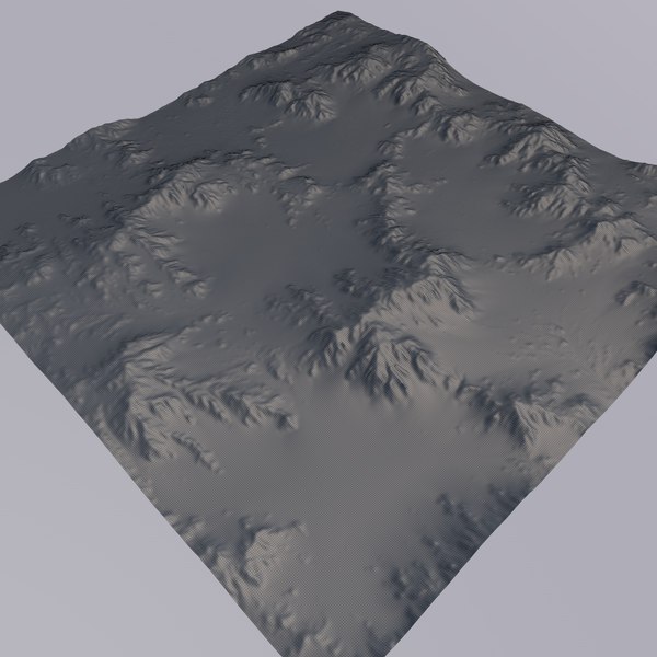 3D terrain maps - TurboSquid 1388907