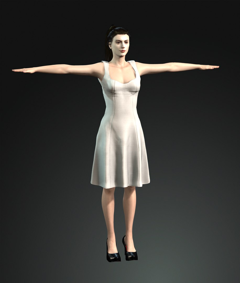 3D Women Character Design Actor - TurboSquid 1533846