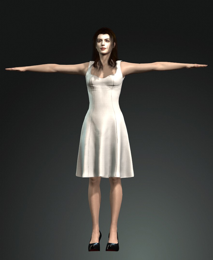 3D Women Character Design Actor - TurboSquid 1533846
