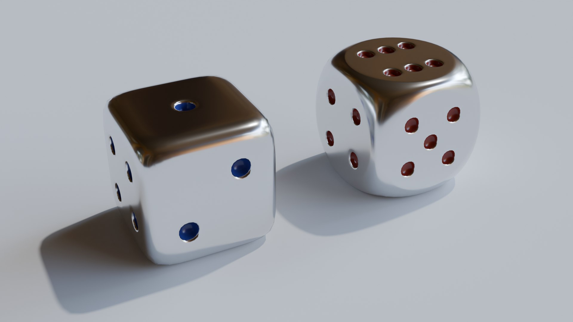 Two dices model - TurboSquid 2176757