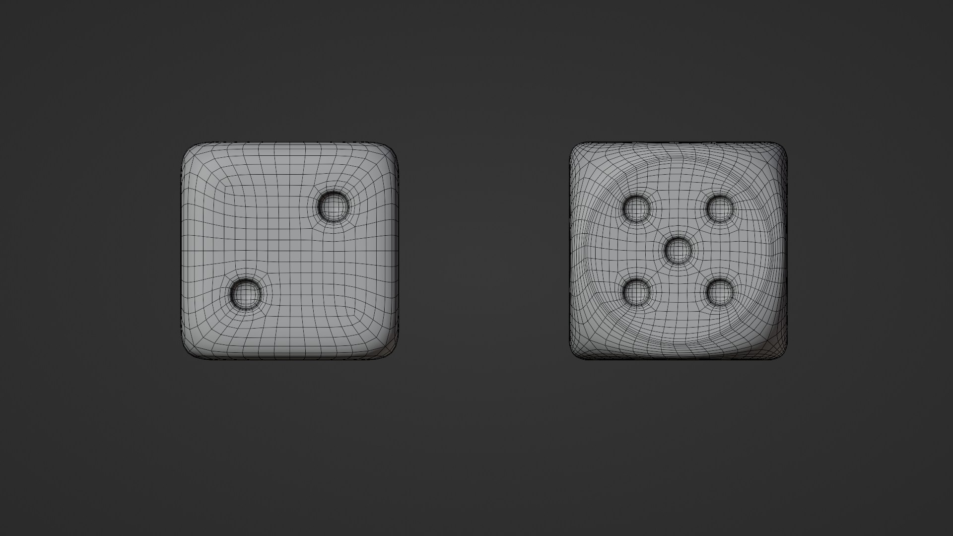 Two dices model - TurboSquid 2176757