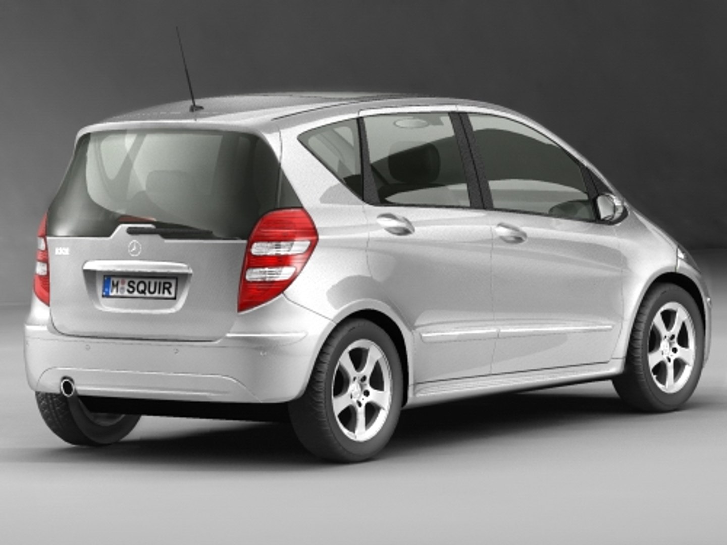 3d Model Mercedes A-class Germany 2006