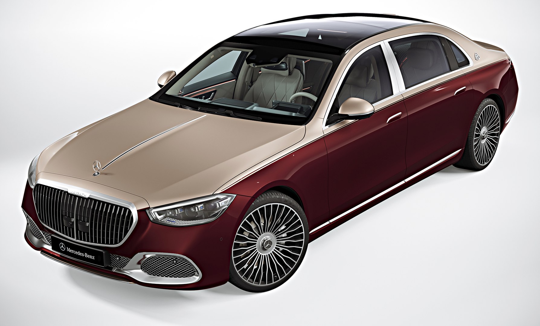 2022 Mercedes-Benz S-Class Maybach 3D - TurboSquid 1724477