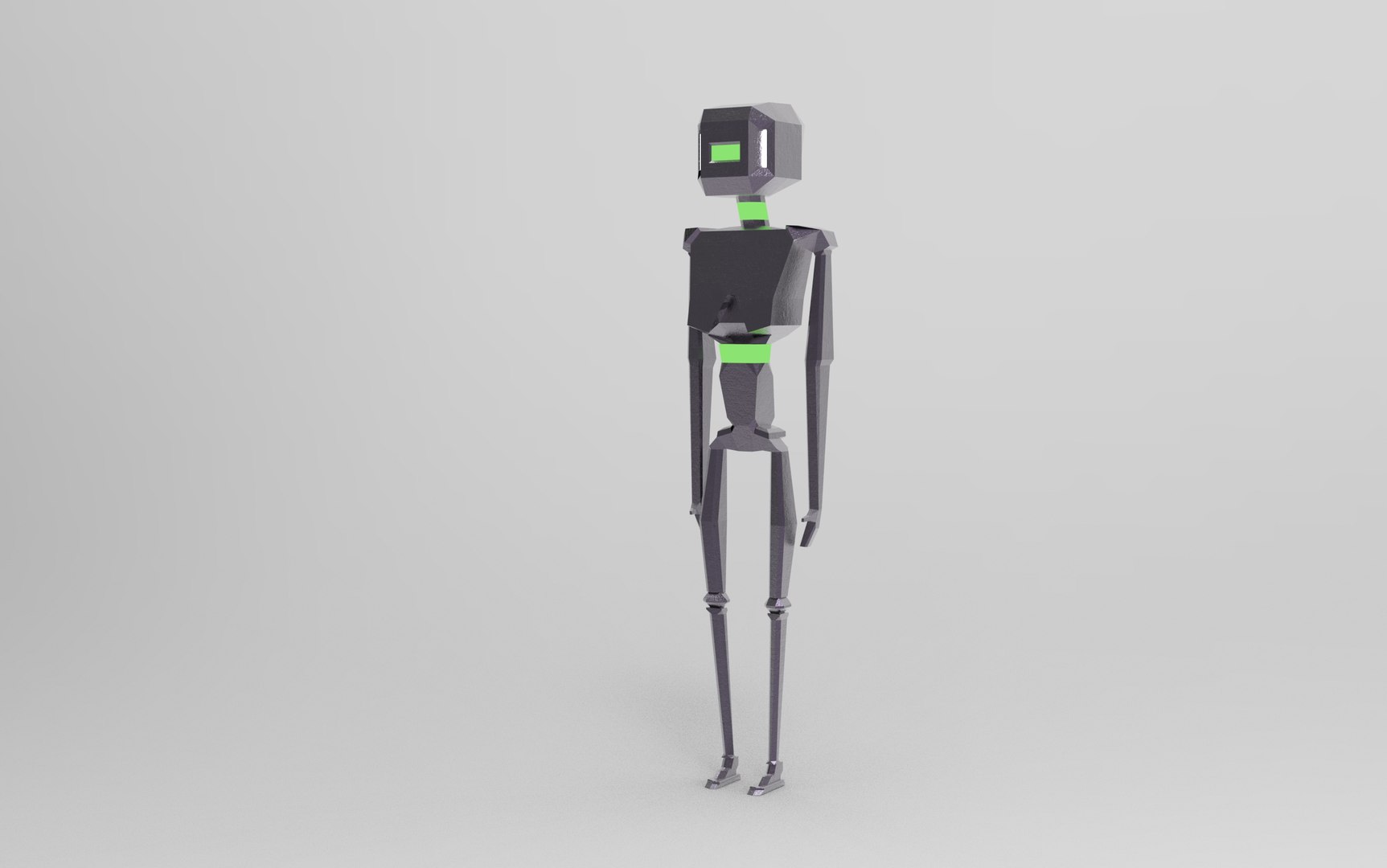 Cute Anthropomorphic Robot Model - TurboSquid 1947782