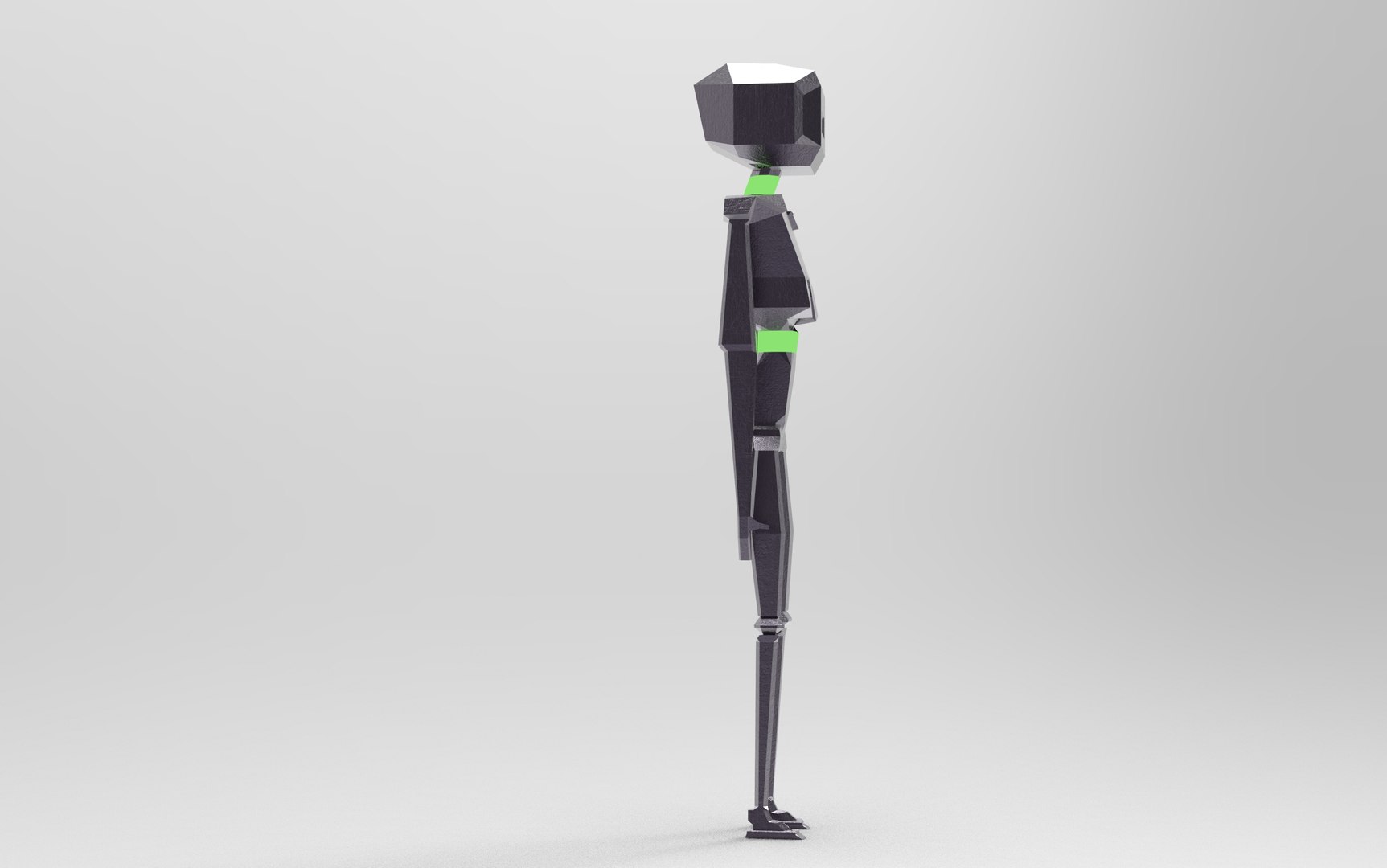 Cute Anthropomorphic Robot Model - TurboSquid 1947782