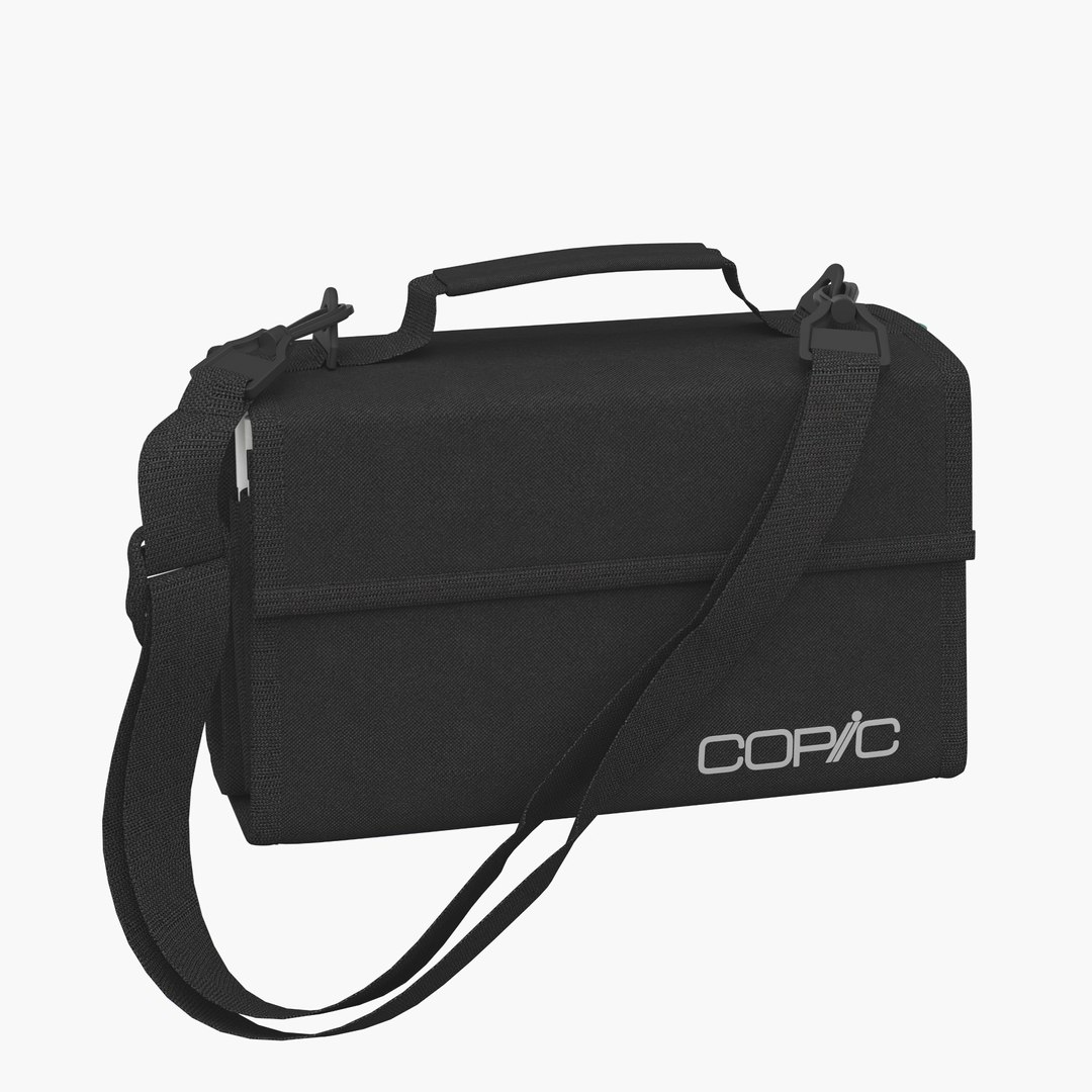 Copic Wallet Storage Boxes Bags And Tubes Model - TurboSquid 2088201