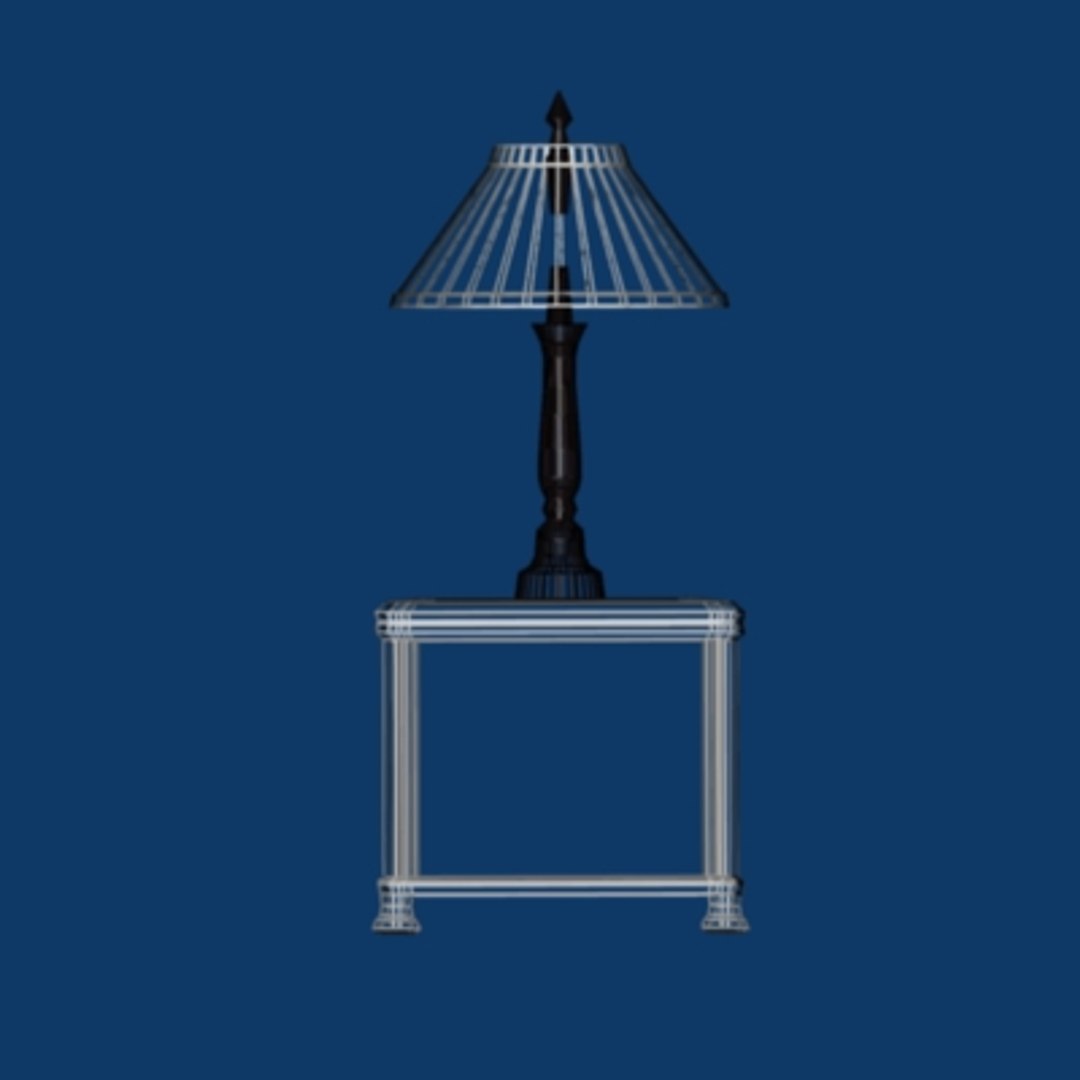 Table Lamp 3d Model