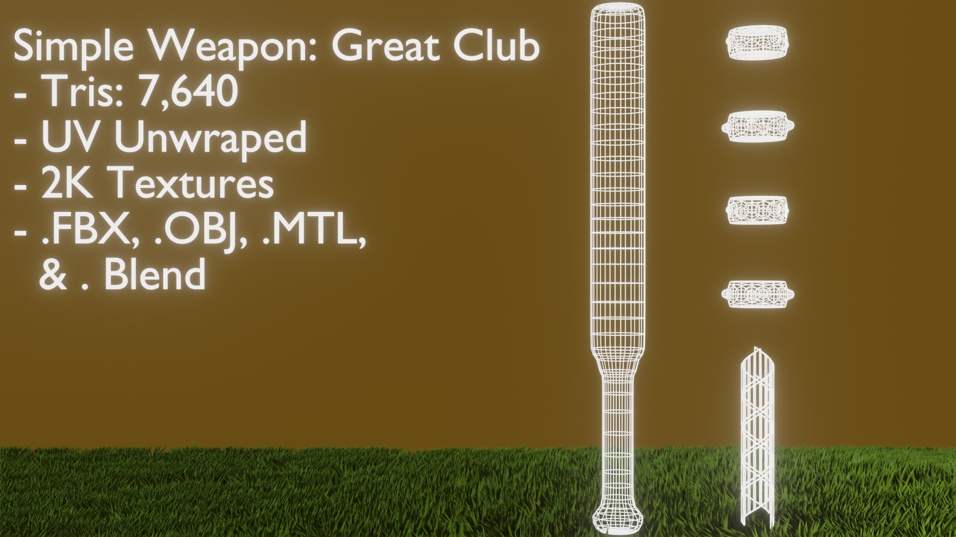 3D Simple Fantasy Weapons Pack - TurboSquid 2136475