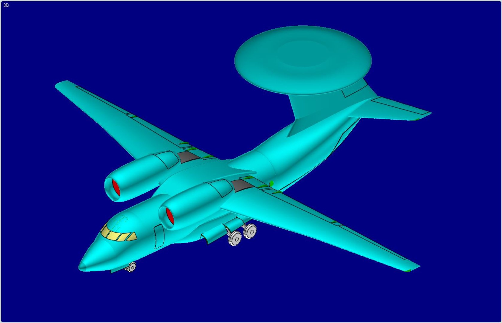 3d Model An-71 Madcap Rev Aew