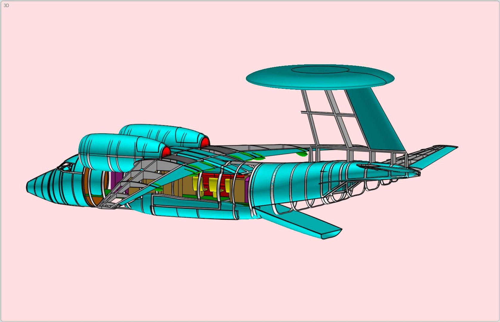 3d Model An-71 Madcap Rev Aew