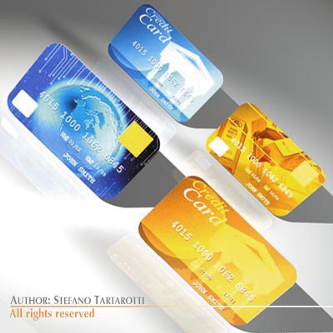 Credit Cards 3d Model