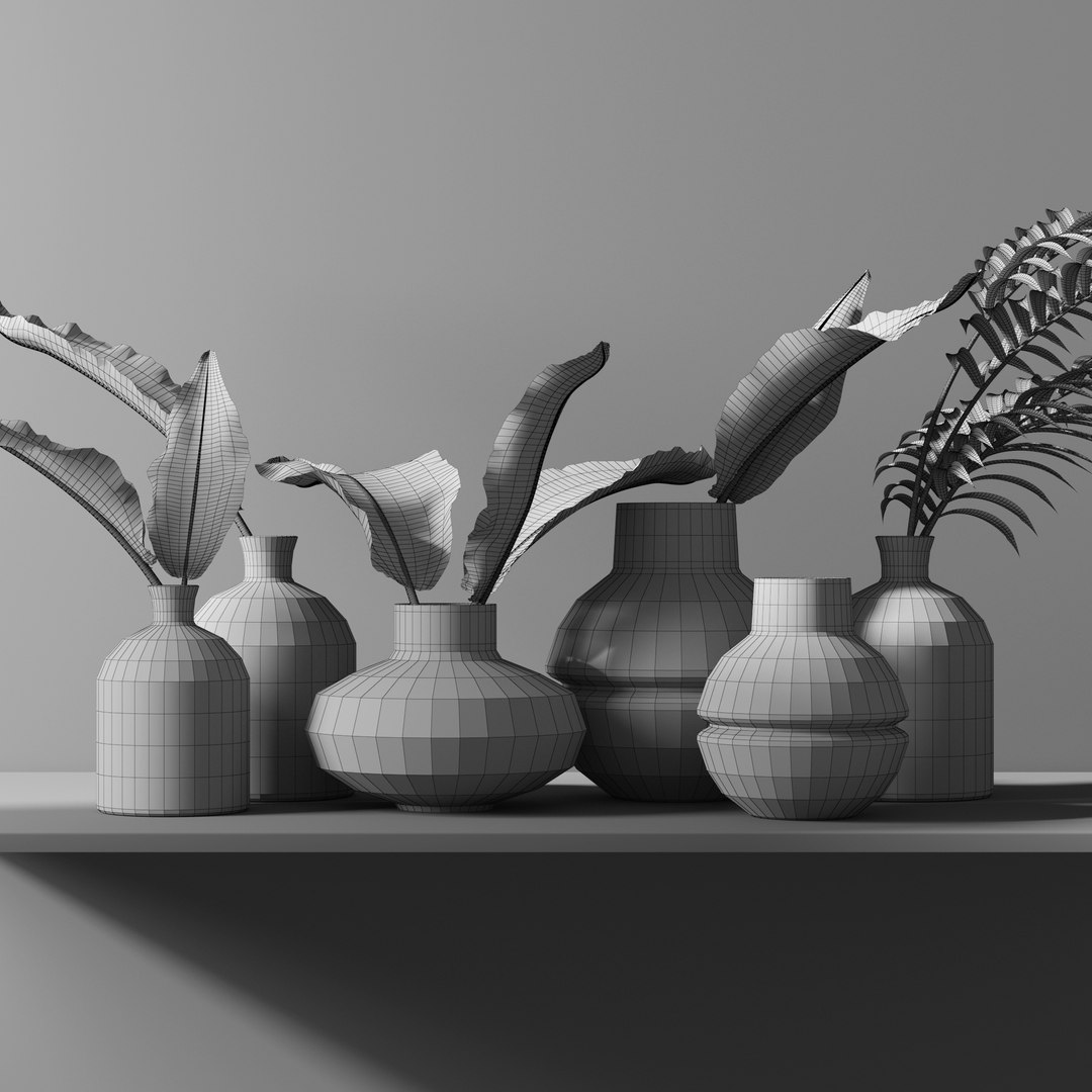 Decorative Branch Set 3D Model - TurboSquid 1287225