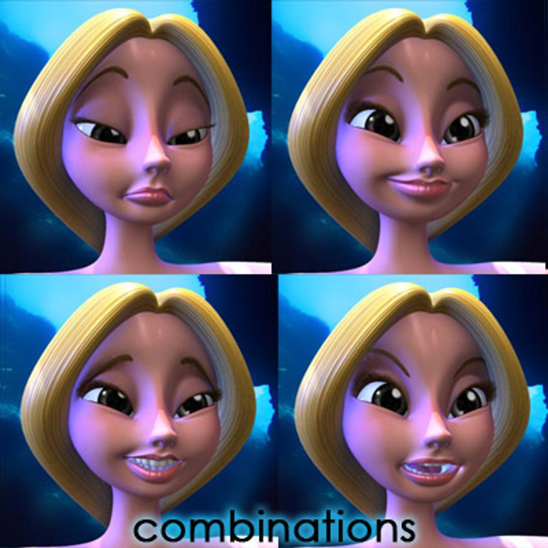 3d Mermaid Expressions