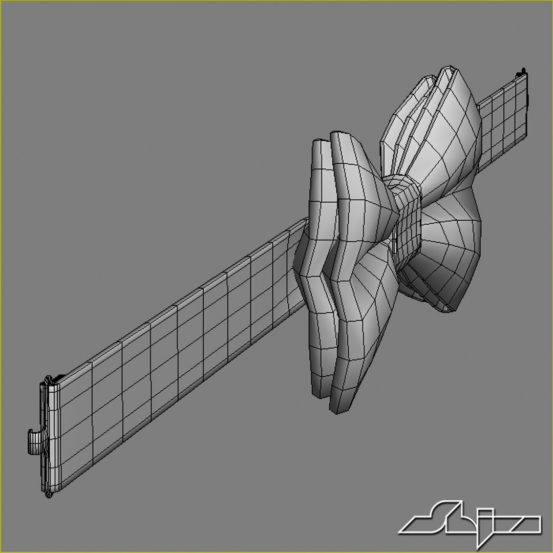 3d bow tie model