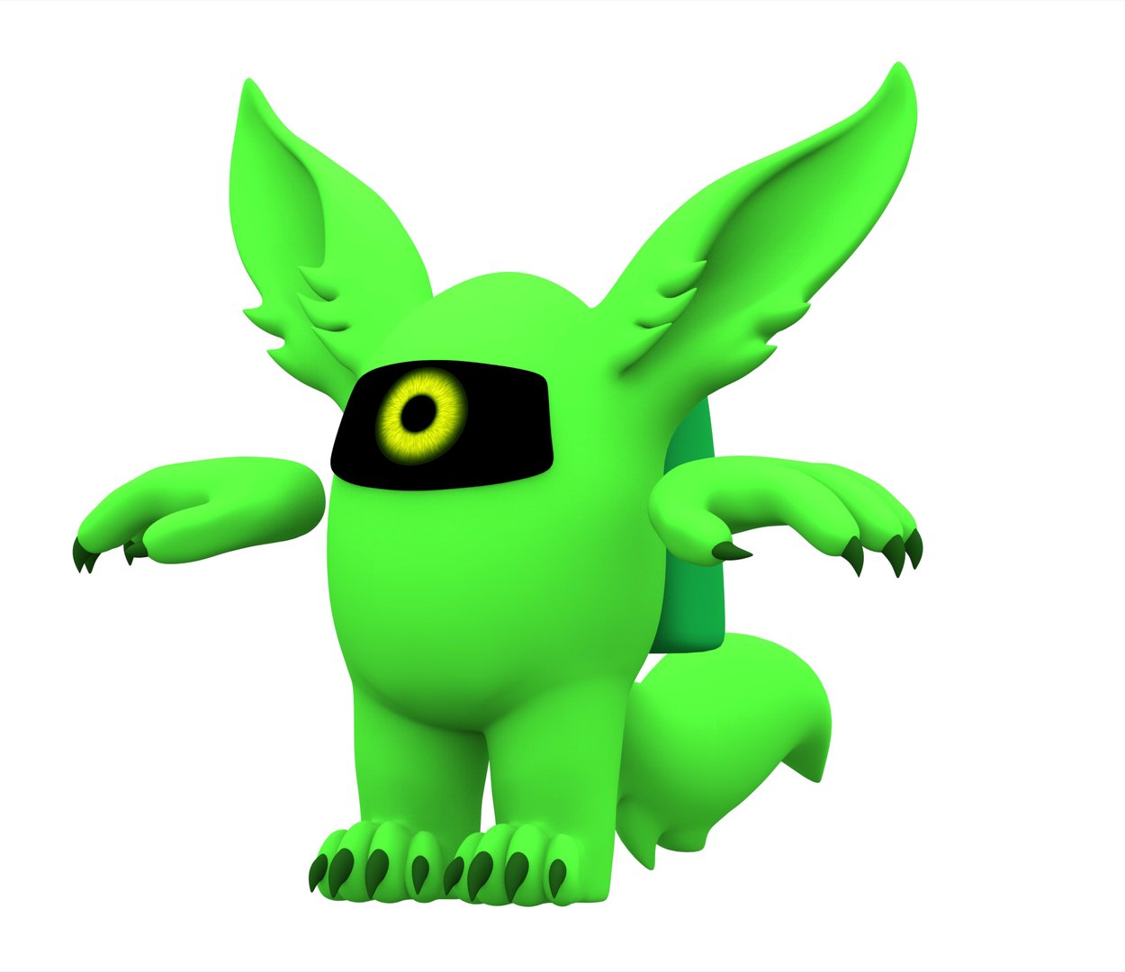 3D Lime Werewolf Model - TurboSquid 1631272