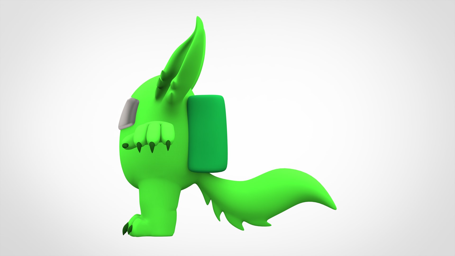 3D Lime Werewolf Model - TurboSquid 1631272
