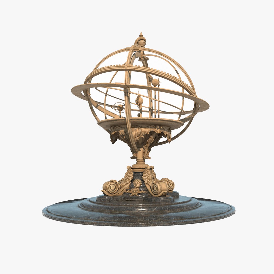 Ancient Astronomical Solar System Sculptures 3D Model - TurboSquid 2397514