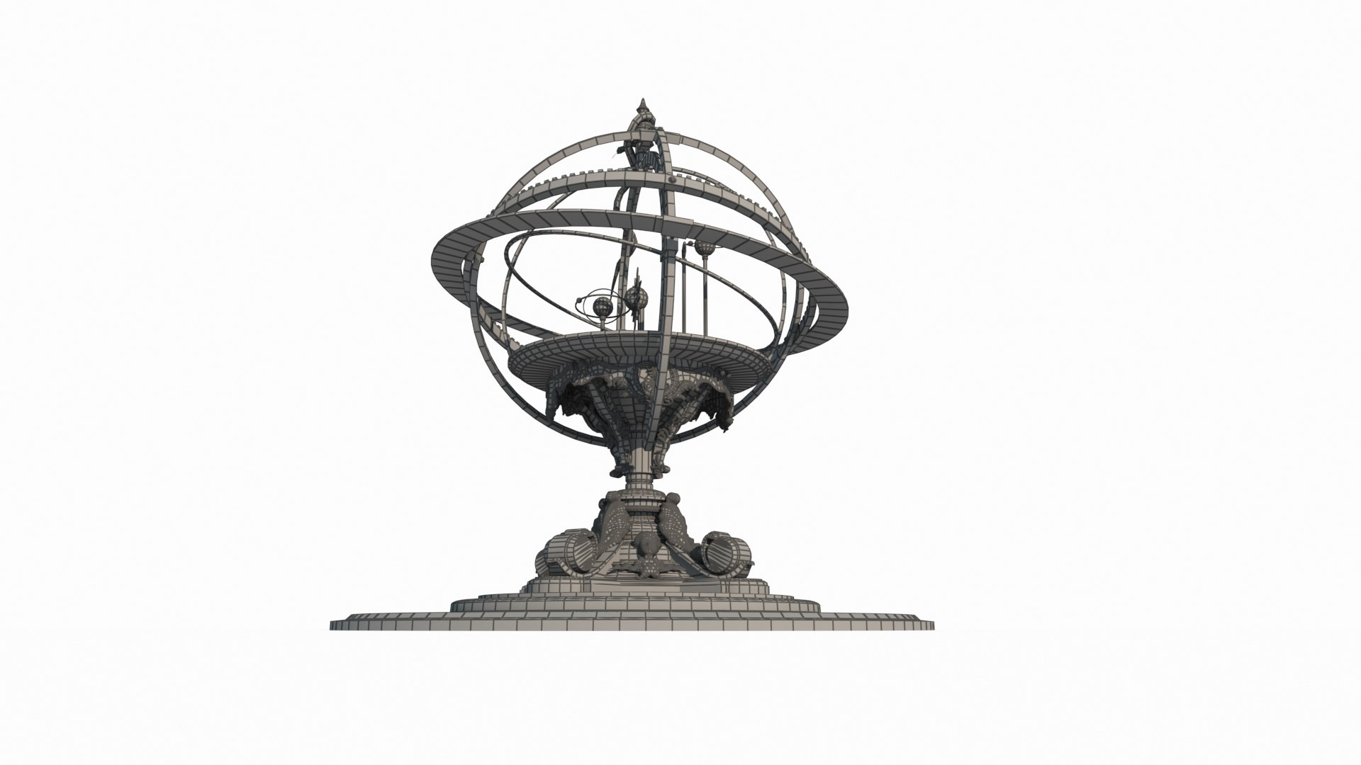 Ancient Astronomical Solar System Sculptures 3D Model - TurboSquid 2397514