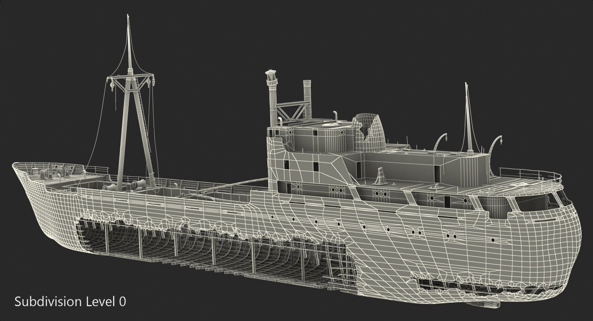 3D shipwreck ship wreck model - TurboSquid 1407020