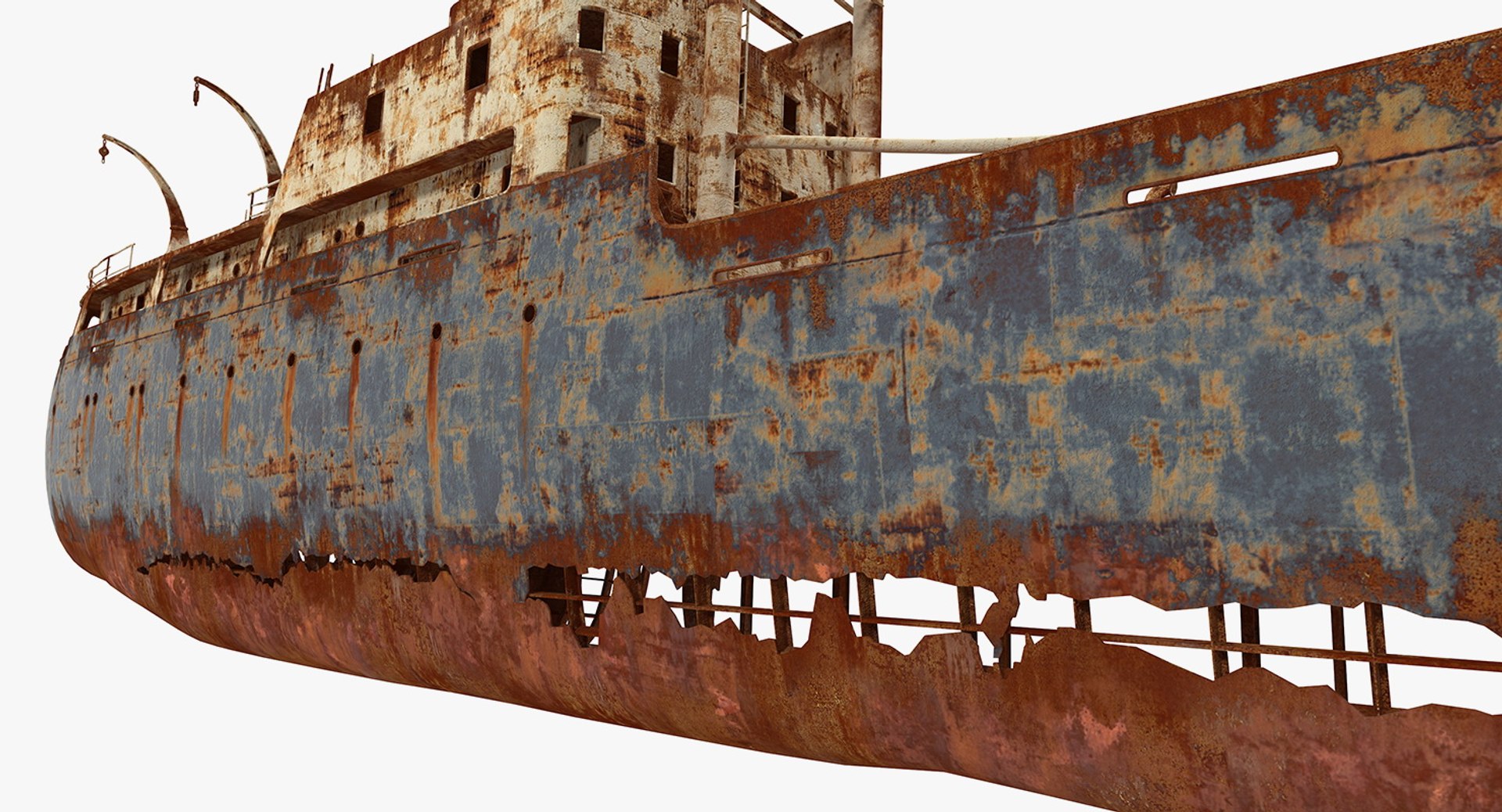 3D shipwreck ship wreck model - TurboSquid 1407020